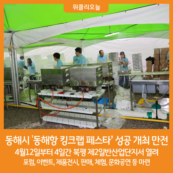 [위클리오늘] 동해시, '동해항 킹크랩 페스타’ 성공 개최 만전